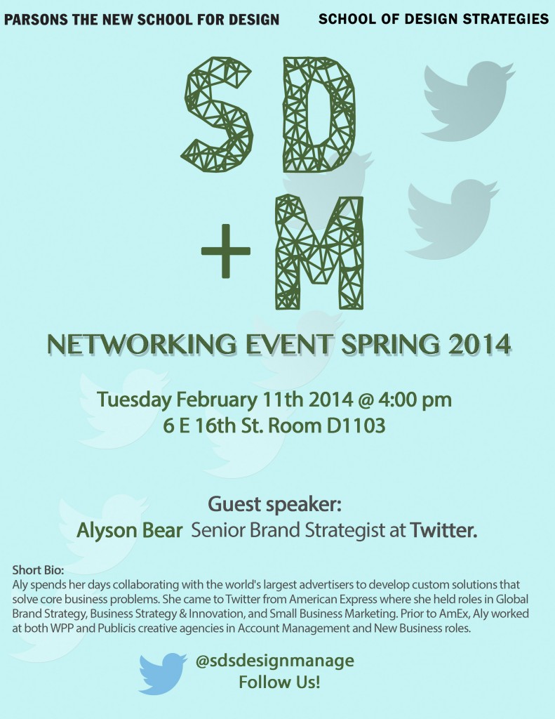 MS SDM | February SDM Networking Event - MS Strategic Design & Management MS SDM | February SDM Networking Event - MS Strategic Design & Management