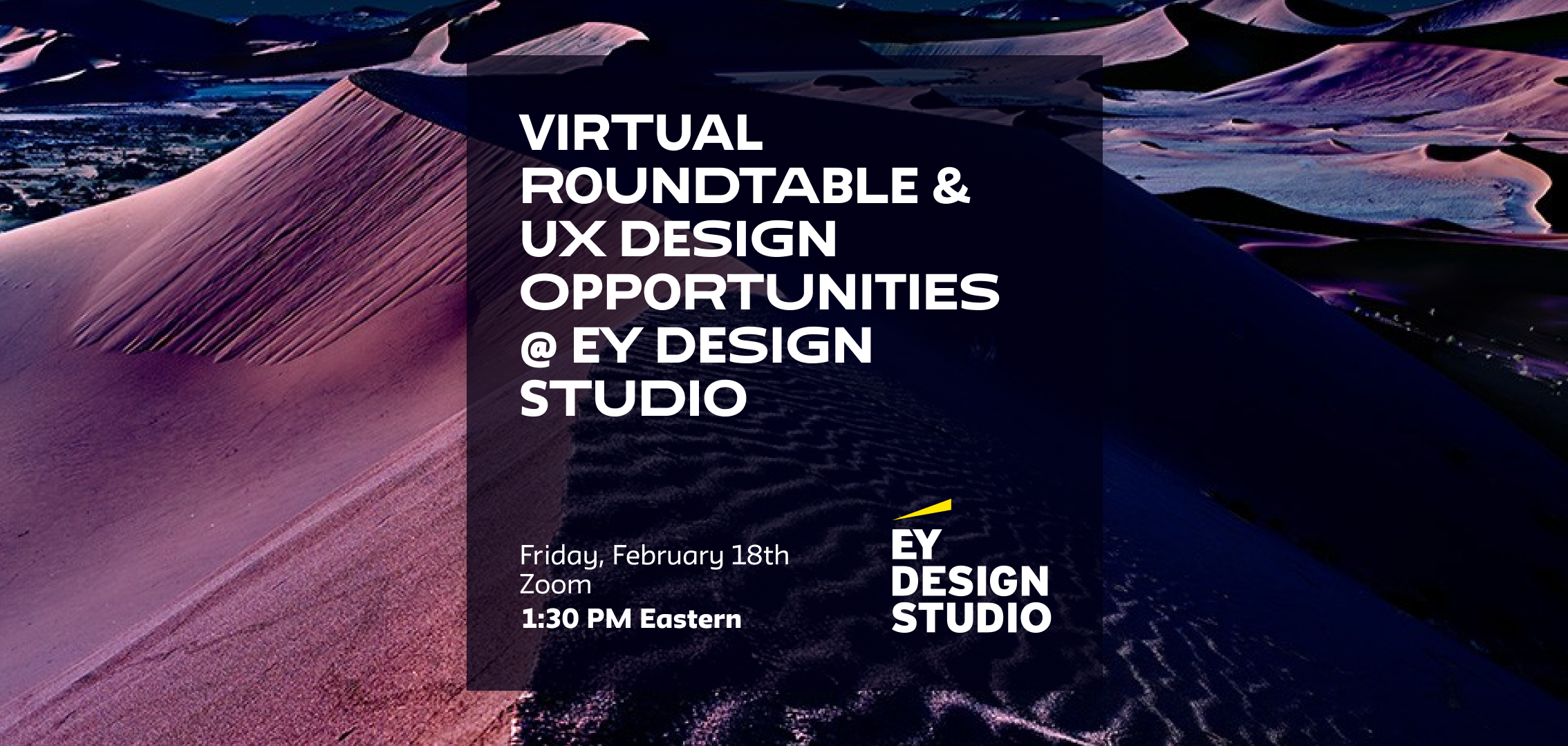 MS SDM | Virtual Roundtable & UX Design Opportunities @ EY Design ...