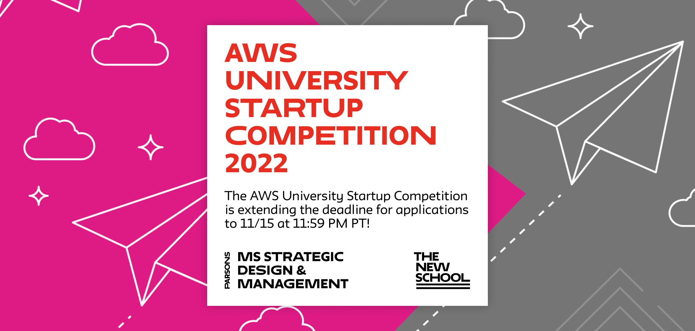 MS SDM | The AWS University Startup Competition - MS Strategic Design ...