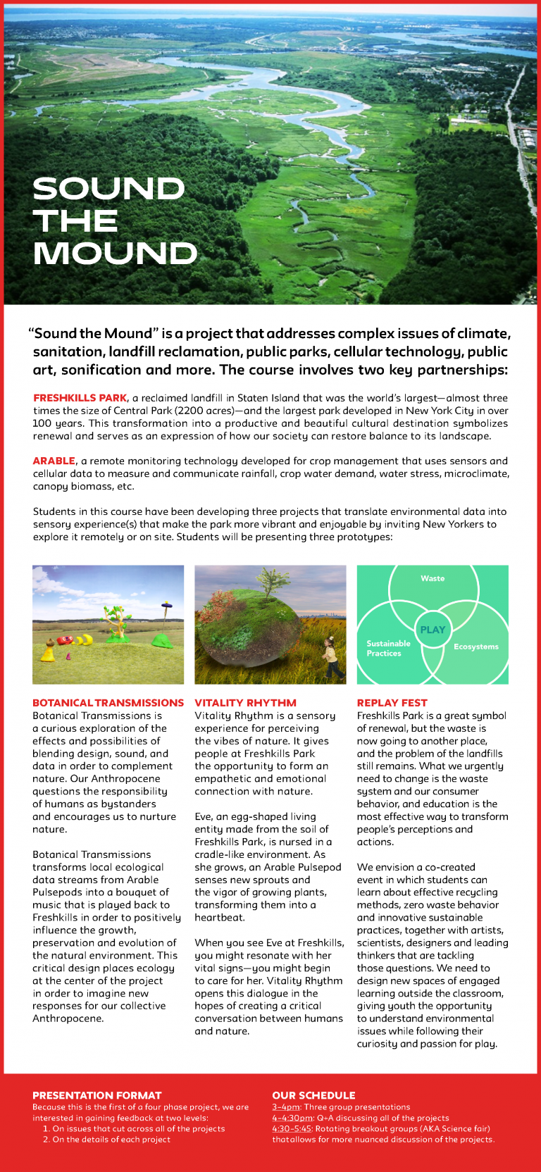 SOUND THE MOUND! - Transdisciplinary Design